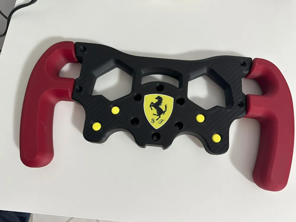Logitech G29 - G920 - G923 Steering Wheel FERRARI logo Remixed by Diego ...