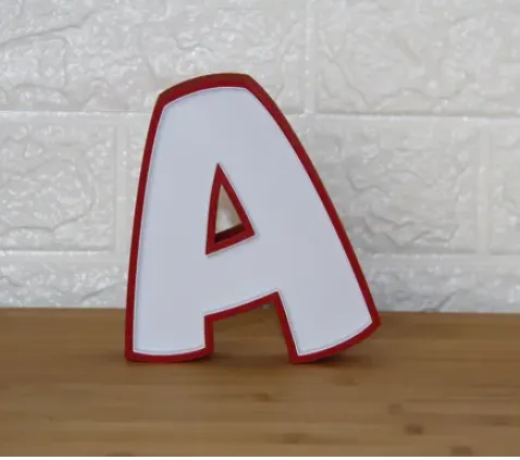 NAMELED - ALPHABET LED LAMP - Free 3D Print Model - MakerWorld