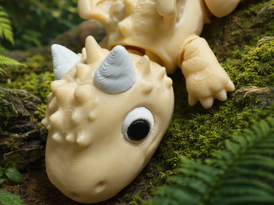 Baby Dino Carnotaurus mit Flügel (beweglich) – Kostenloses 3D ...