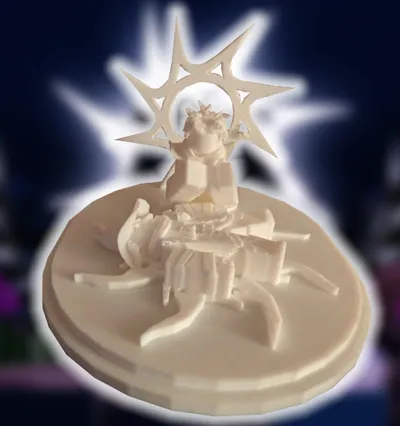 Two Time And Azure Statue (Forsaken) - Free 3D Print Model - MakerWorld