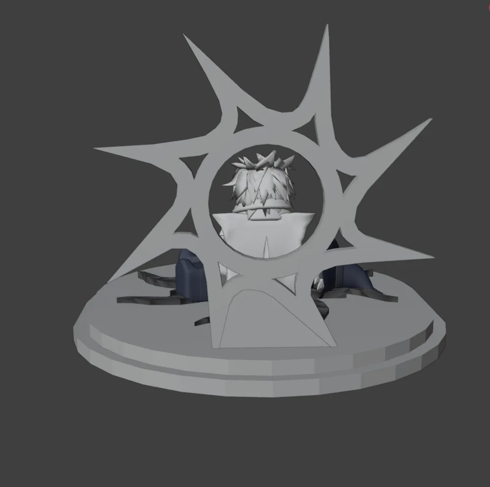 Two Time And Azure Statue (Forsaken) - Free 3D Print Model - MakerWorld