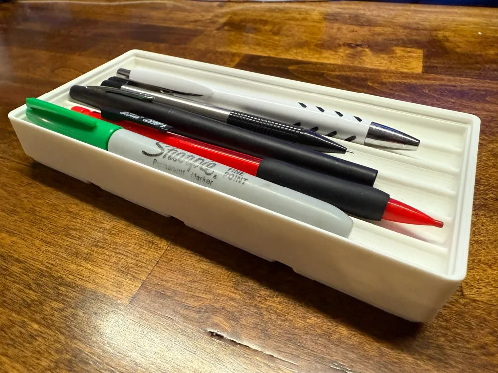 Gridfinity Pencil and Pen Tray by Keegan3765 MakerWorld: Download Free ...