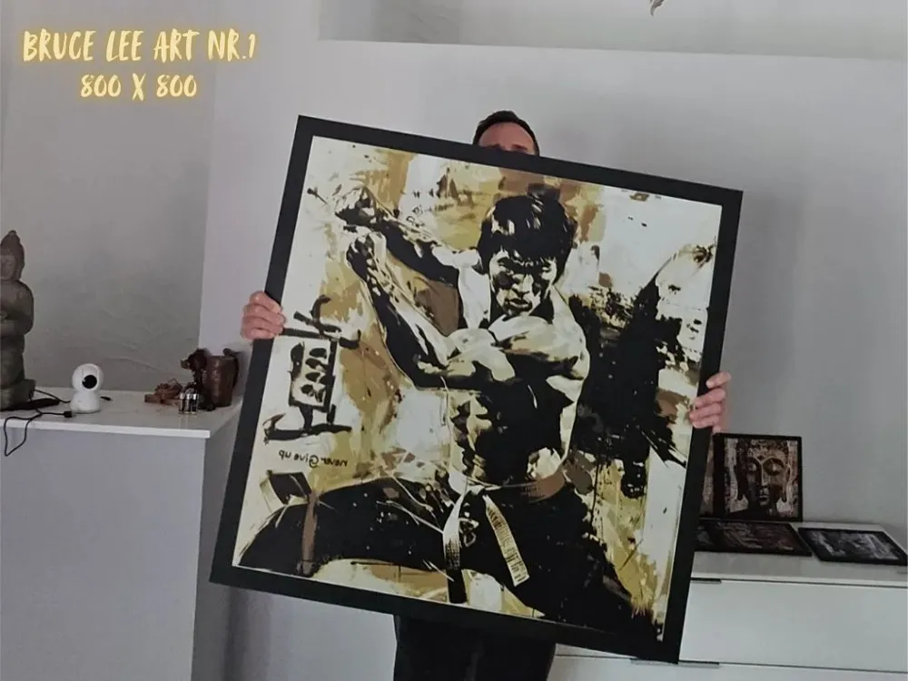 Hueforge Bruce Lee Art Nr.1 by 3D_Freak MakerWorld: Download Free 3D Models