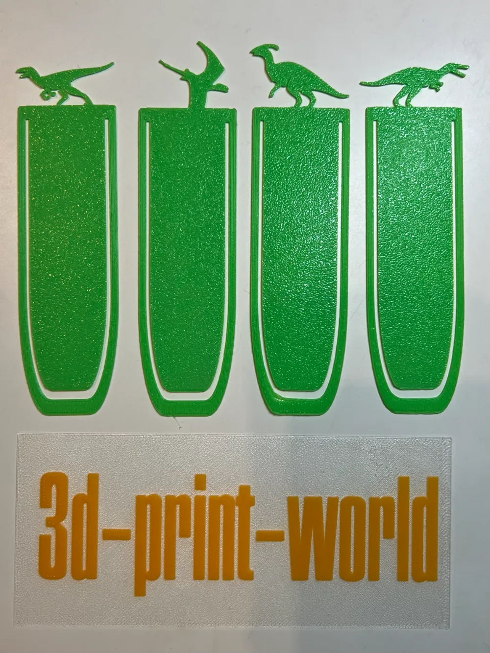 Dinosaur Bookmarks - Free 3D Print Model - MakerWorld