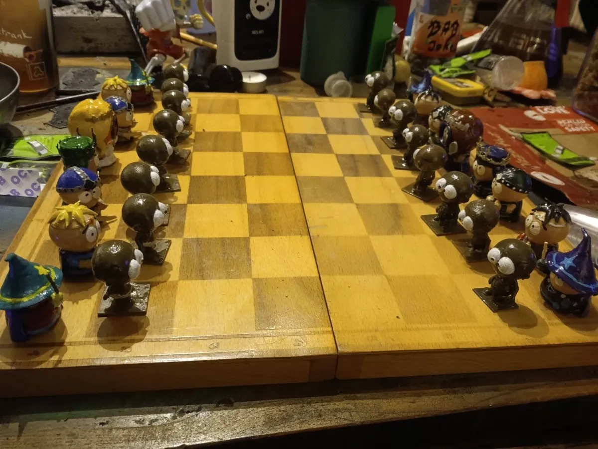 South Park Chess (Staff of Truth) - Free 3D Print Model - MakerWorld