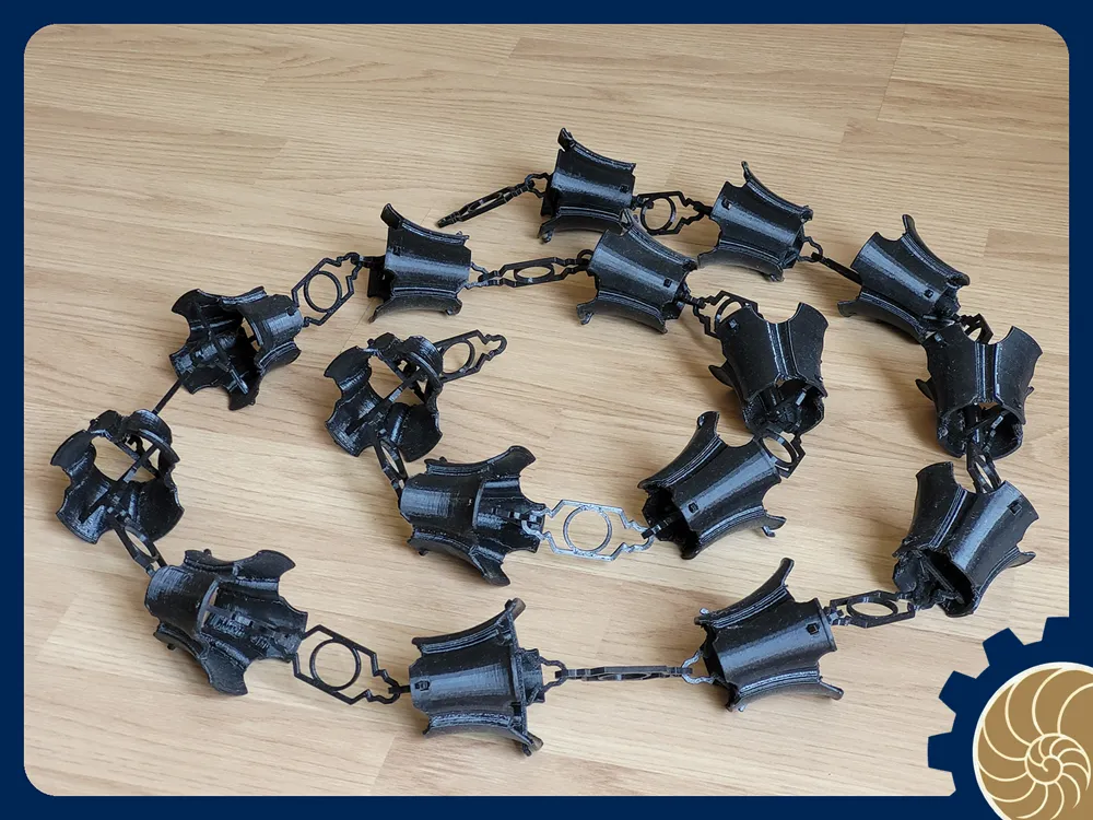 Kusari Doi - Japanese Rain Chain - Functional Remx - Free 3D Print ...