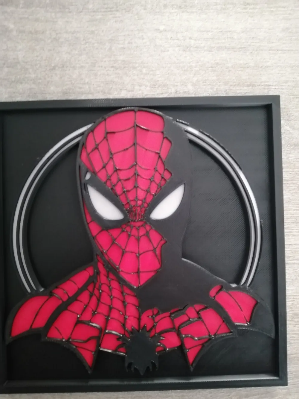 Spider-Man frame in color by DardKiller MakerWorld: Download Free 3D Models