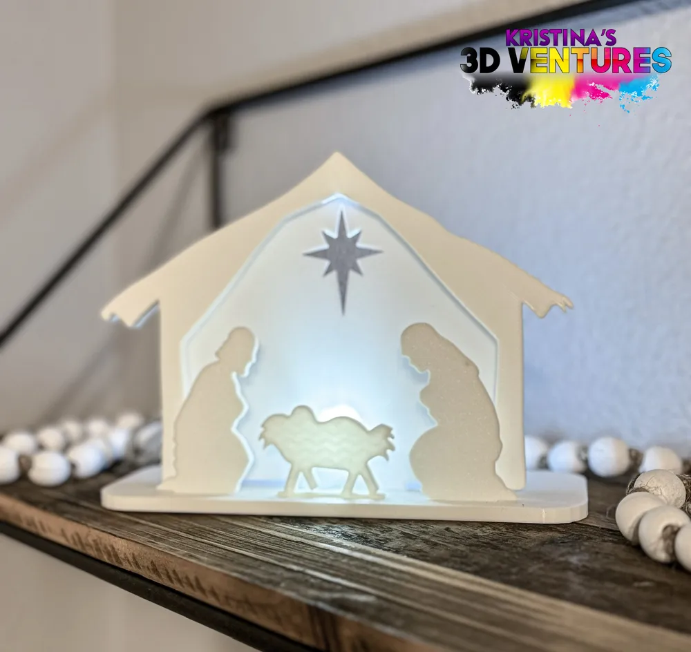 Christmas Nativity Scene - Free 3D Print Model - MakerWorld