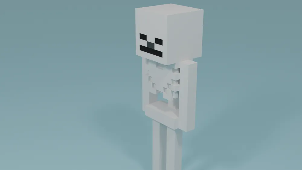 Minecraft Skeleton by GabeSM MakerWorld: Download Free 3D Models