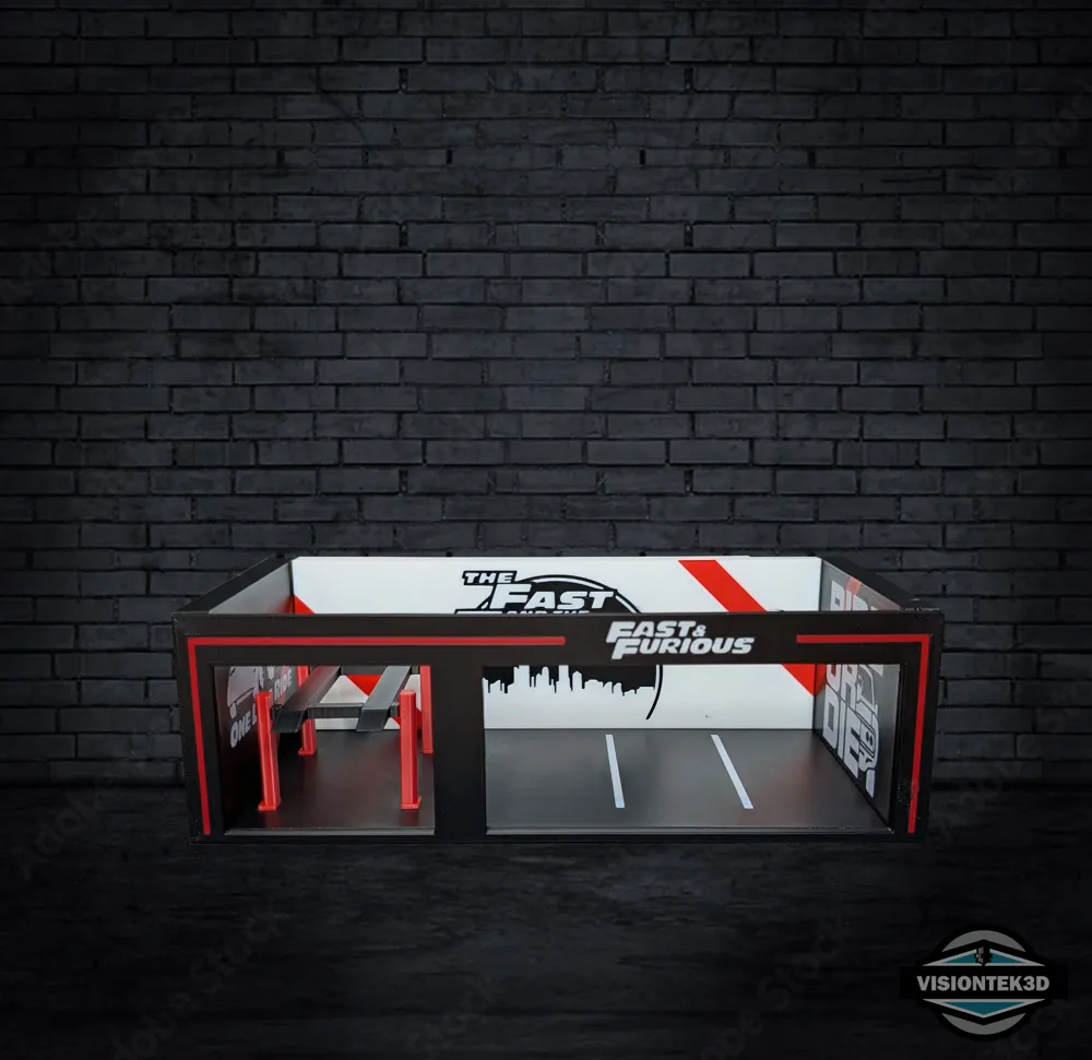 Fast and Furious 1:64 Garage Diorama by Kevin MakerWorld: Download Free ...