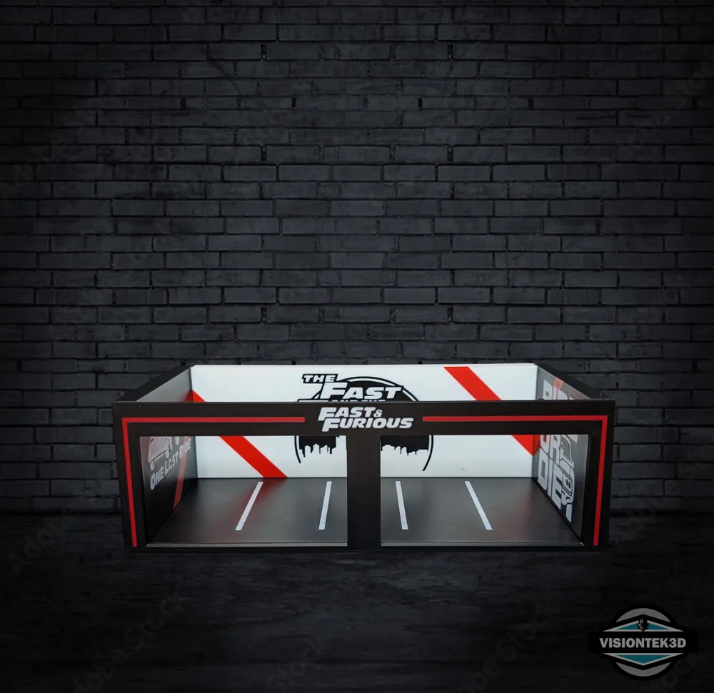 Fast and Furious 1:64 Garage Diorama by Kevin MakerWorld: Download Free ...