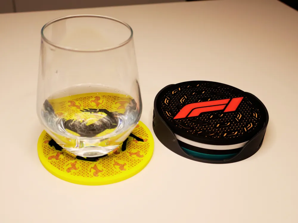 2026 Formula 1 team coasters - Free 3D Print Model - MakerWorld