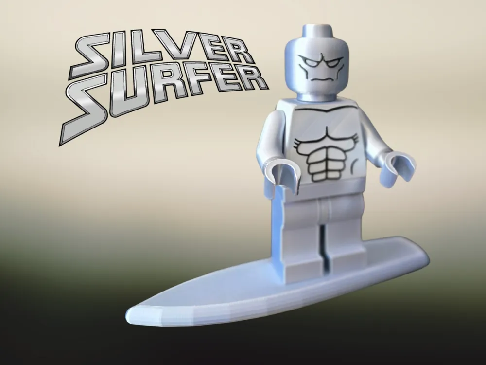 Silver Surfer * 500% Edition * Brixx Figur by JorgSacul MakerWorld: Download Free 3D Models