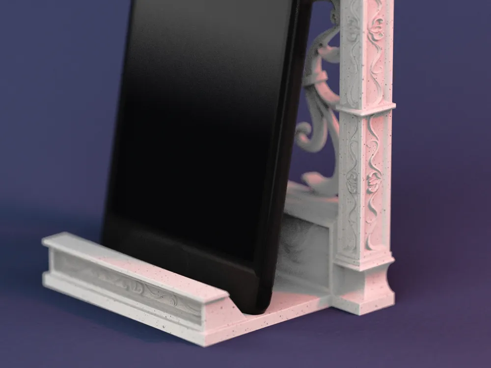 Dark Altar - Gothic Phone & Tablet Stand - Free 3D Print Model - MakerWorld