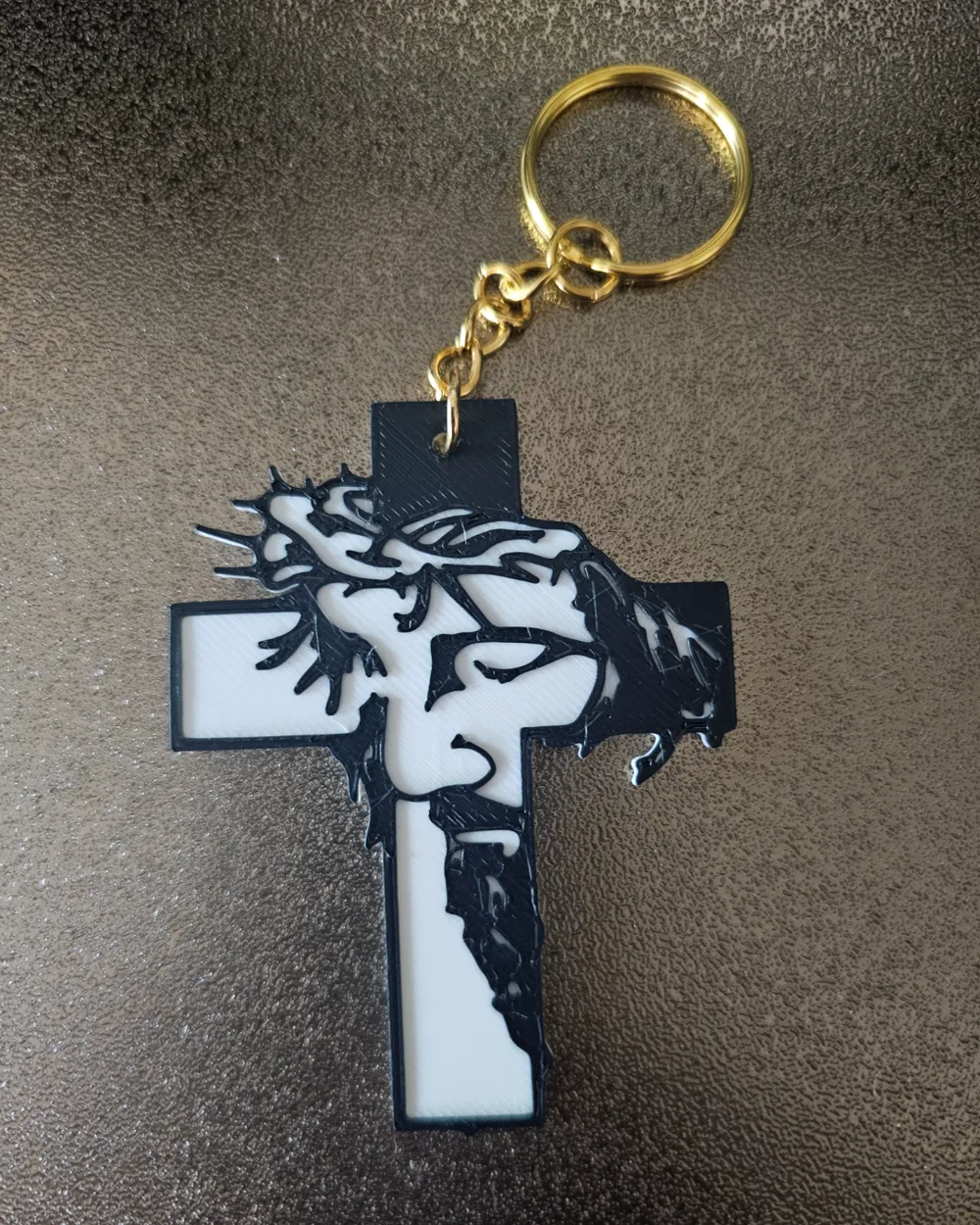 Jesus Keychain by KukiiStamp - MakerWorld