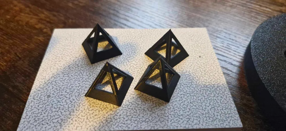 Painting Pyramids - set of 4 by DJ-JenksMakerWorld: Download Free 3D Models