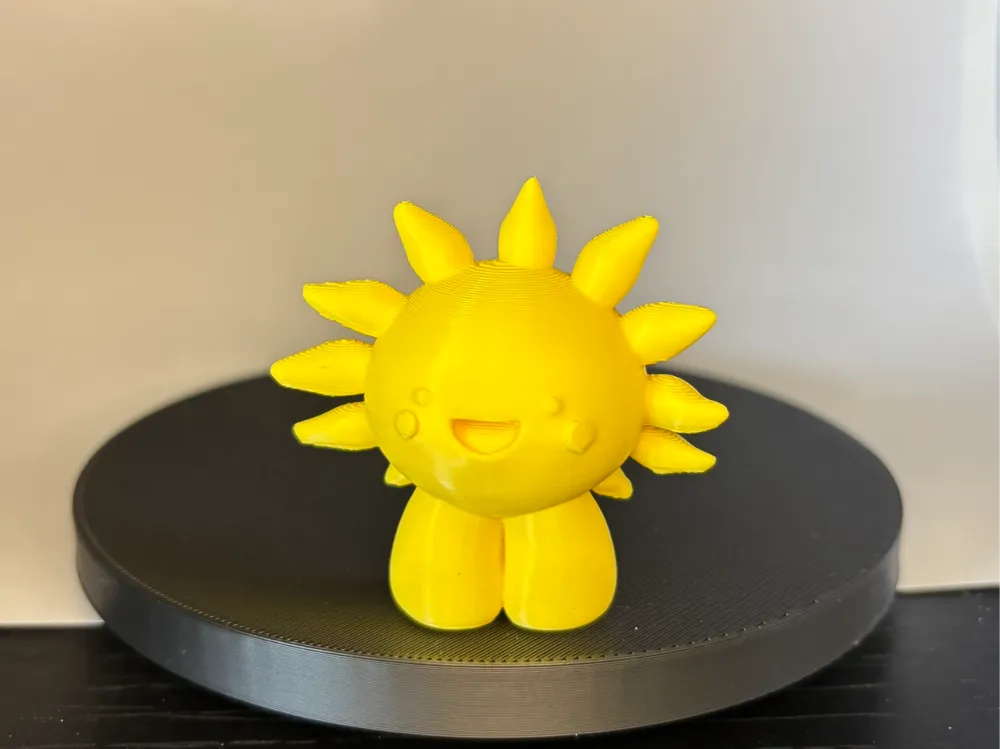 Weather Mascot Chibi Sun - Free 3D Print Model - MakerWorld