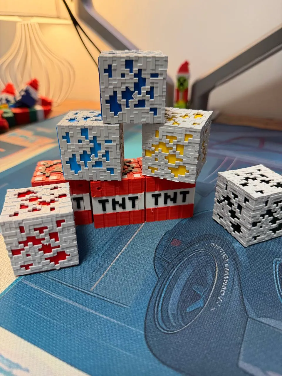Decoración de Mena de Minecraft SIN AMS - Modelo de impresión 3D ...