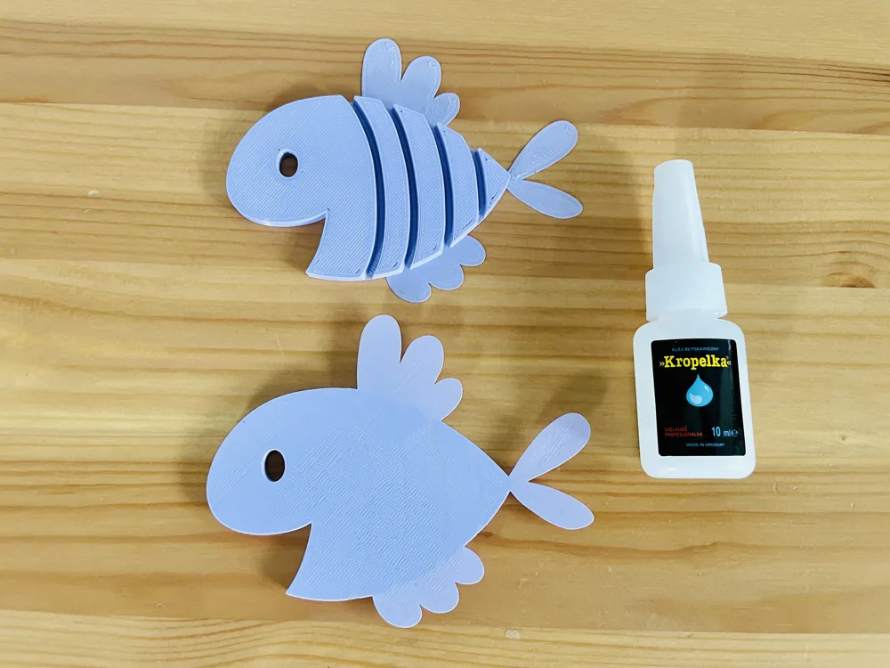 Floaty Flexi Happy Fish - Free 3D Print Model - MakerWorld