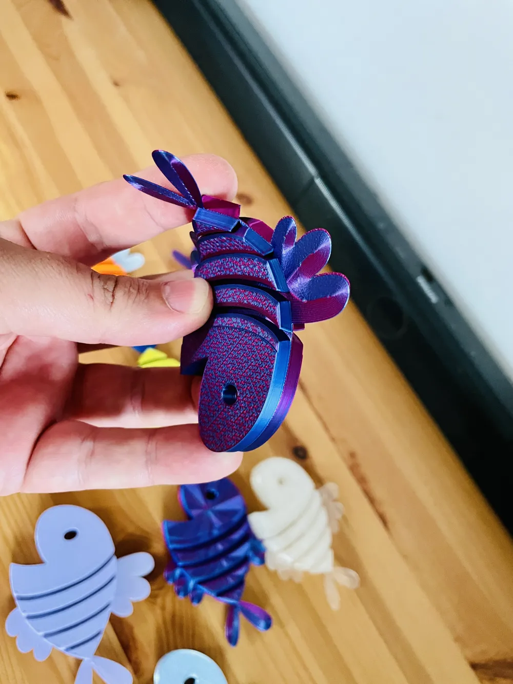 Floaty Flexi Happy Fish - Free 3D Print Model - MakerWorld