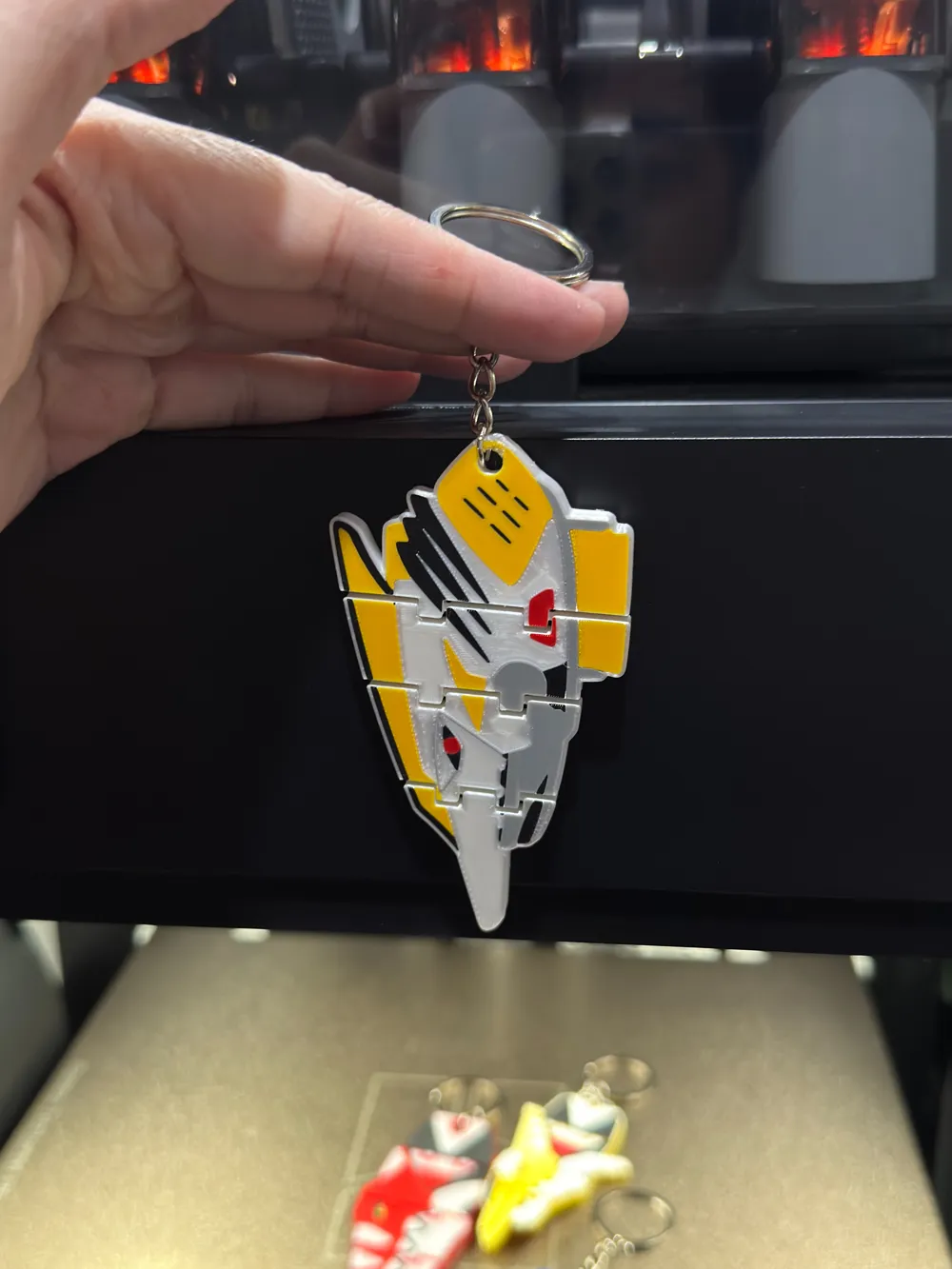 Power Rangers Dino Thunder Flexi Keychain - Free 3D Print Model ...