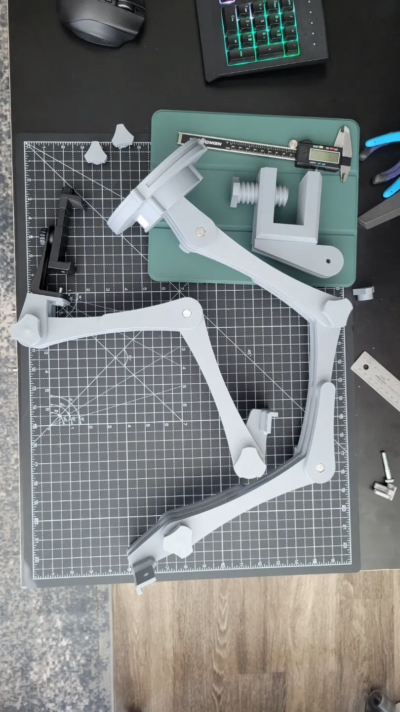 Mechanical Arm Holder System by Robert Skinner MakerWorld: Download Free 3D Models