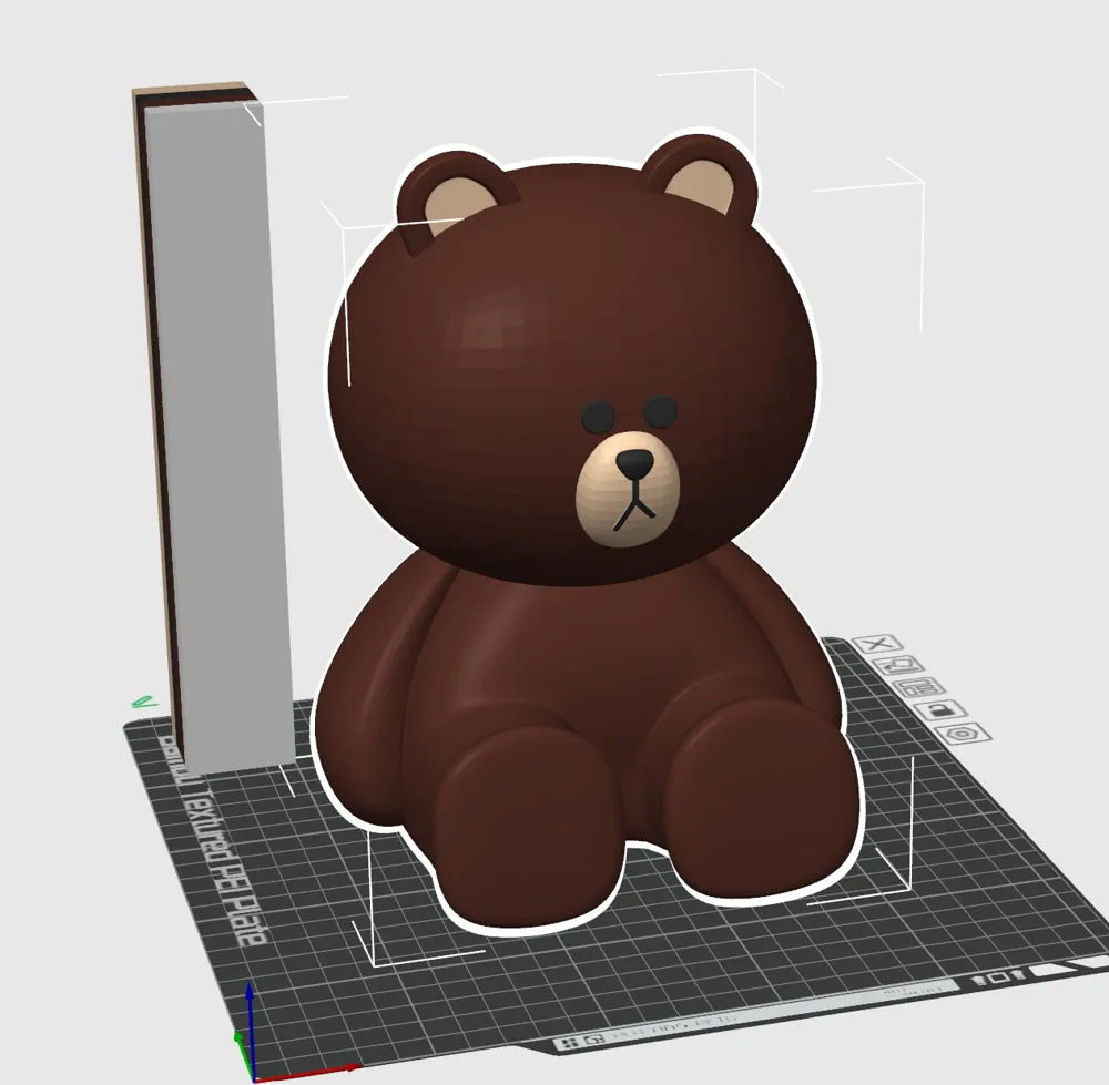 Line friend Brown Bear 布朗熊 by D.KIN - MakerWorld