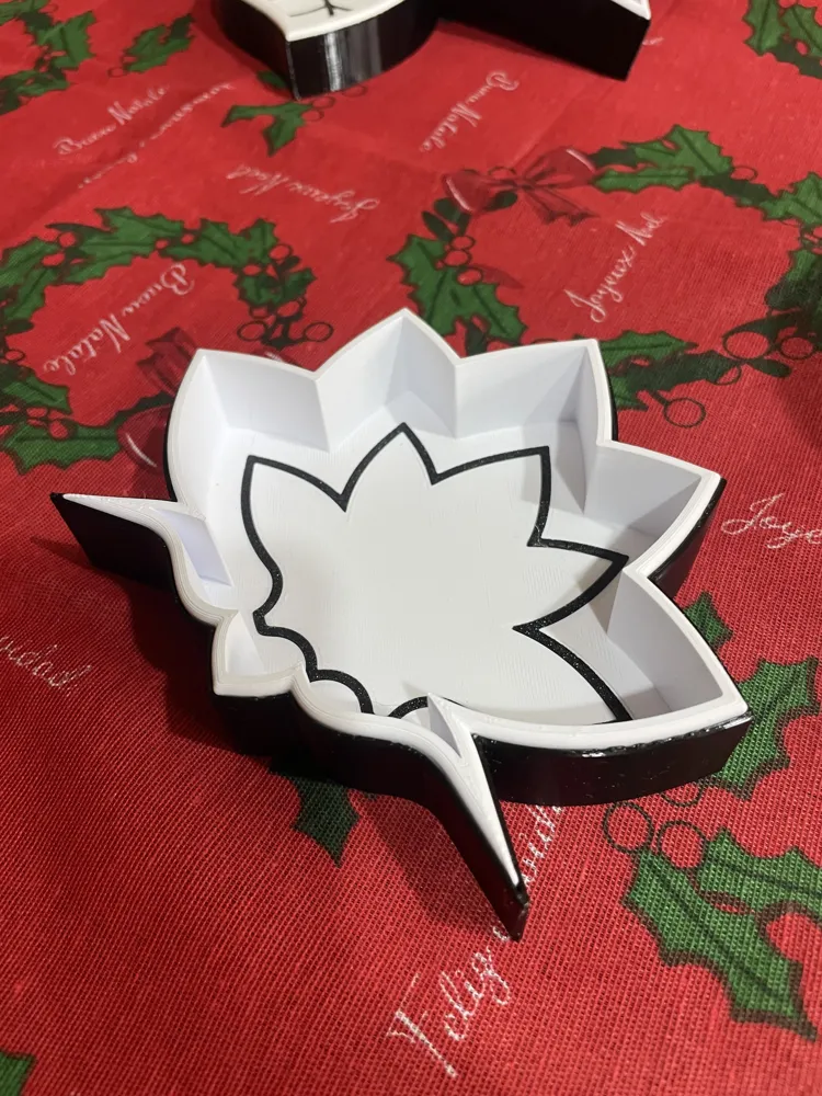 Lotus Flower Catch-all Tray (NO AMS) - Free 3D Print Model - MakerWorld