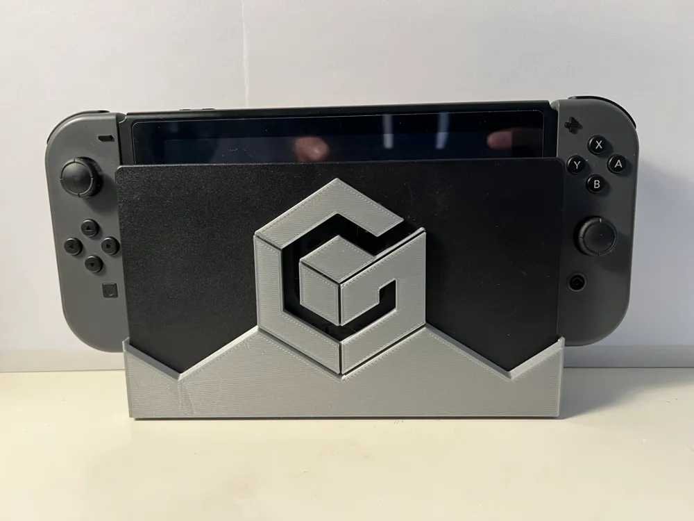Nintendo Switch Dock Gamecube Cover by TurtleTech Creations - MakerWorld