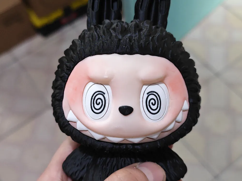 Labubu dizzy eyes - Free 3D Print Model - MakerWorld