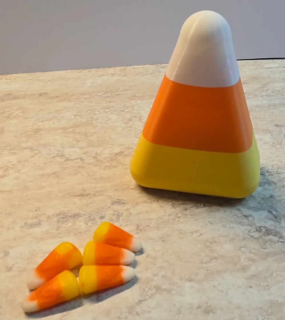 Candy Corn Container - Free 3D Print Model - MakerWorld