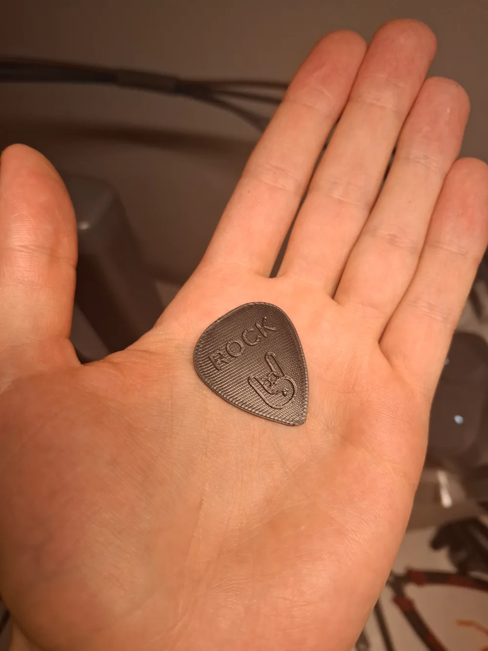 Customizable Guitar Pick - Free 3D Print Model - MakerWorld