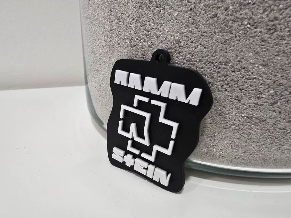 Rammstein keychain by Horry3 - MakerWorld