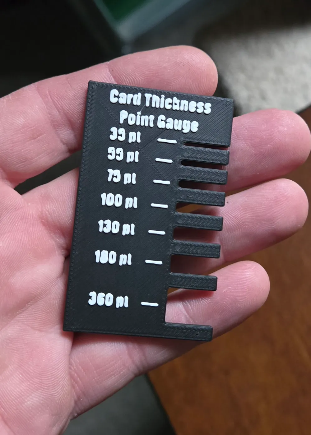 Card Thickness Point Gauge by BMC Fabrication MakerWorld: Download Free ...