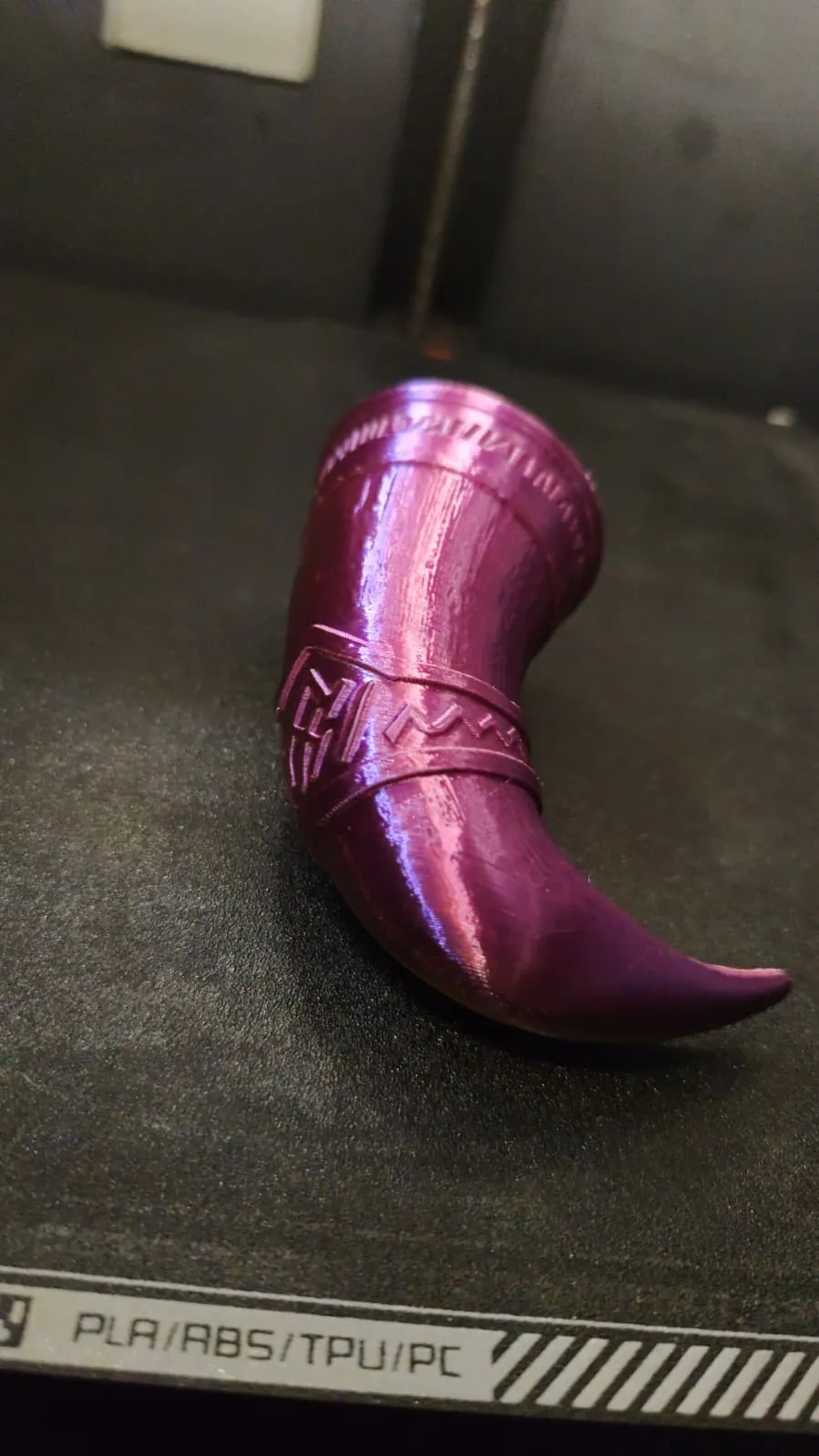 Moria's Legacy: Dwarven Drinking Horn from Khazad-dûm - Free 3D Print ...