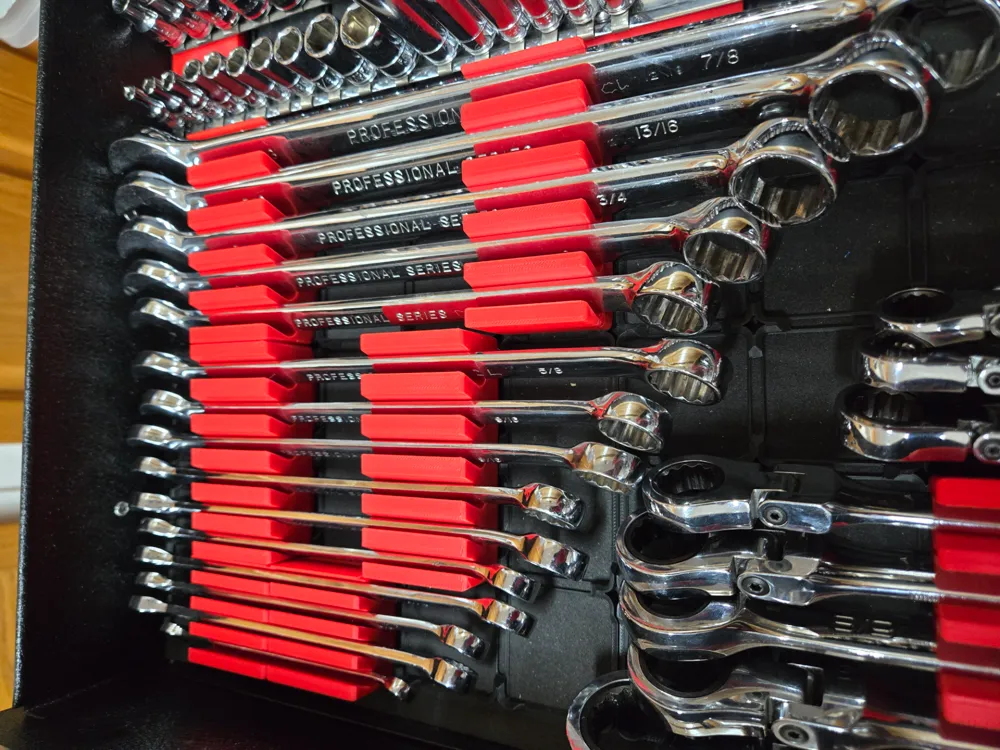 Gridfinity Wrench Holder by TBucket32 MakerWorld: Download Free 3D Models