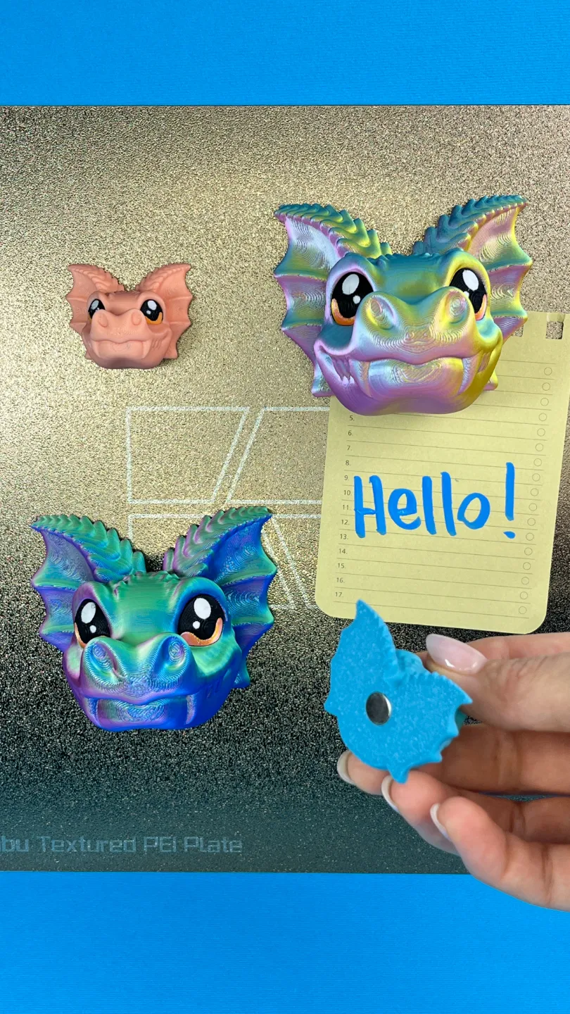 Dragon Bat Magnet by Valeria Momo & Mattia - MakerWorld