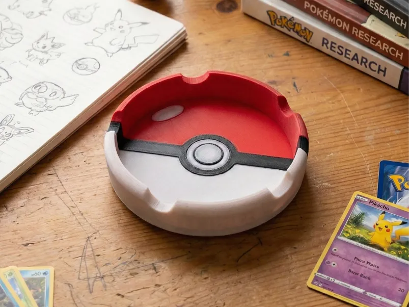 Colorful Pokéball Ashtray – Multi-Color AMS - Free 3D Print Model ...