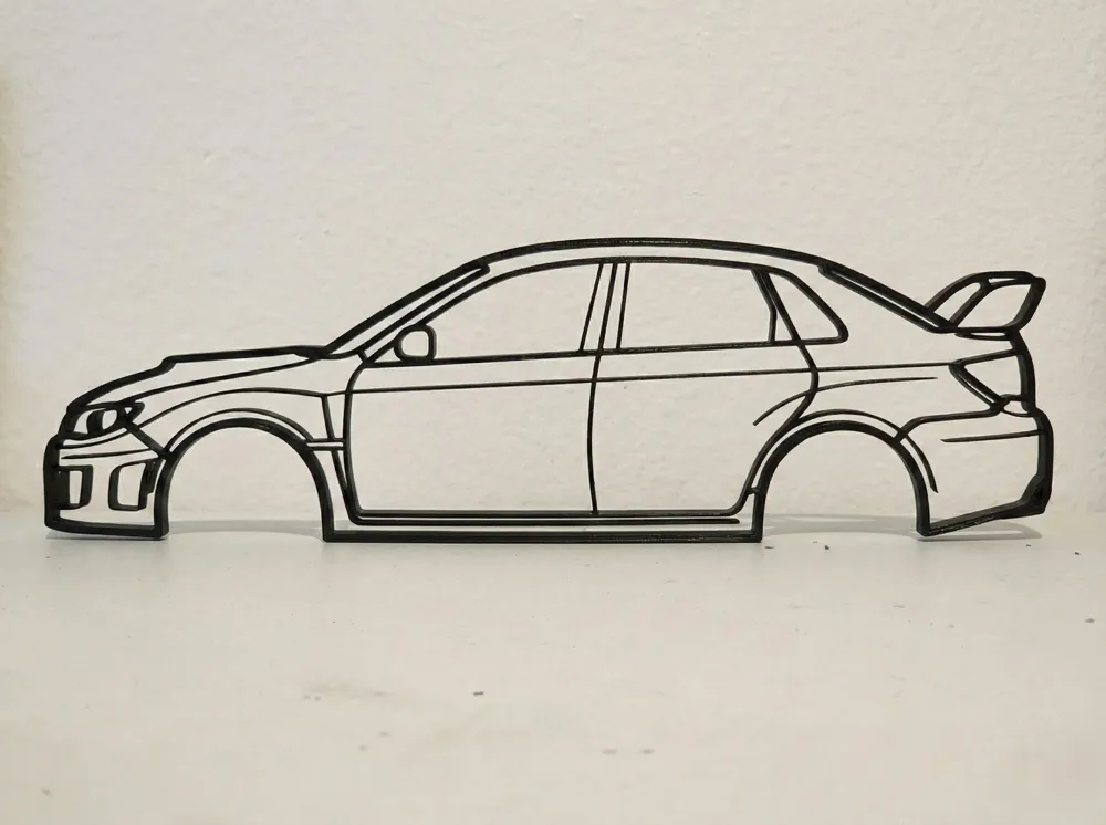 Subaru Impreza WRX STI 3ª geração Arte de Parede Stink Eye - Modelo ...