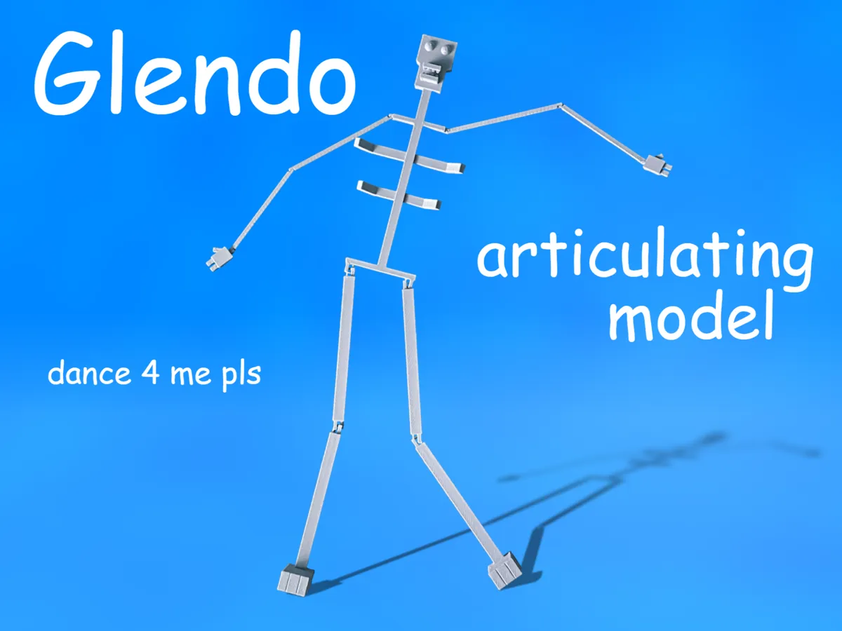 Glendo Meme Endoskeleton 3d Model FNAF Roblox - Free 3D Print Model ...