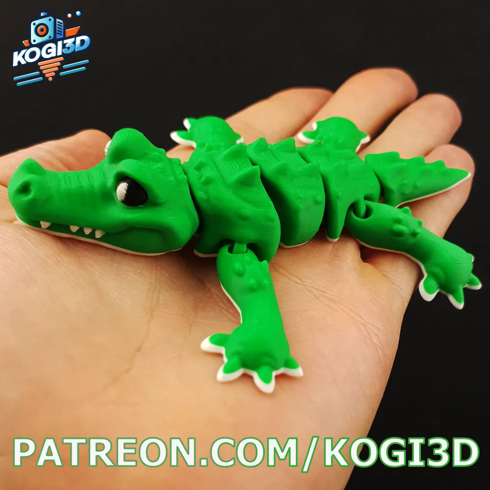 Articulated Crocodile by KOGI3D MakerWorld: Download Free 3D Models