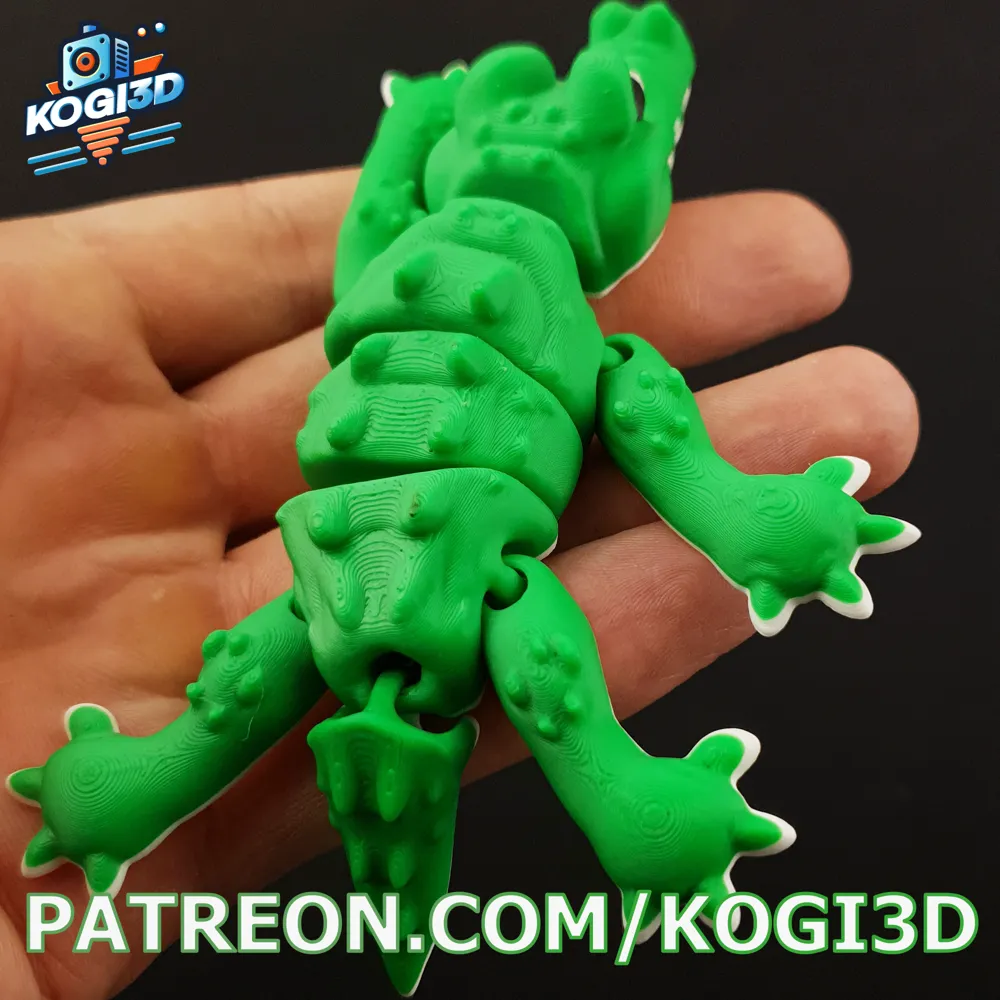 Articulated Crocodile - Free 3D Print Model - MakerWorld