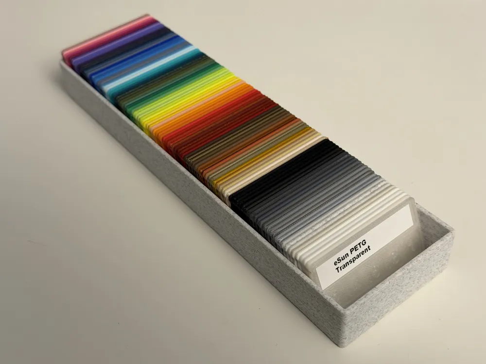 Box for Filament Sample Cards - Free 3D Print Model - MakerWorld