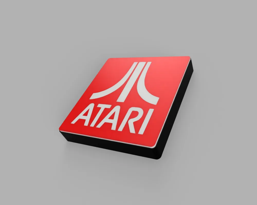 Atari Logo Lightbox - Led Lamp by Valda3D - MakerWorld