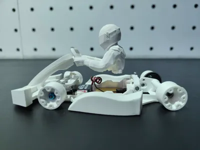 Go Kart Conversion Kit for the OBZ 1/28 RC car by Square Racing ...