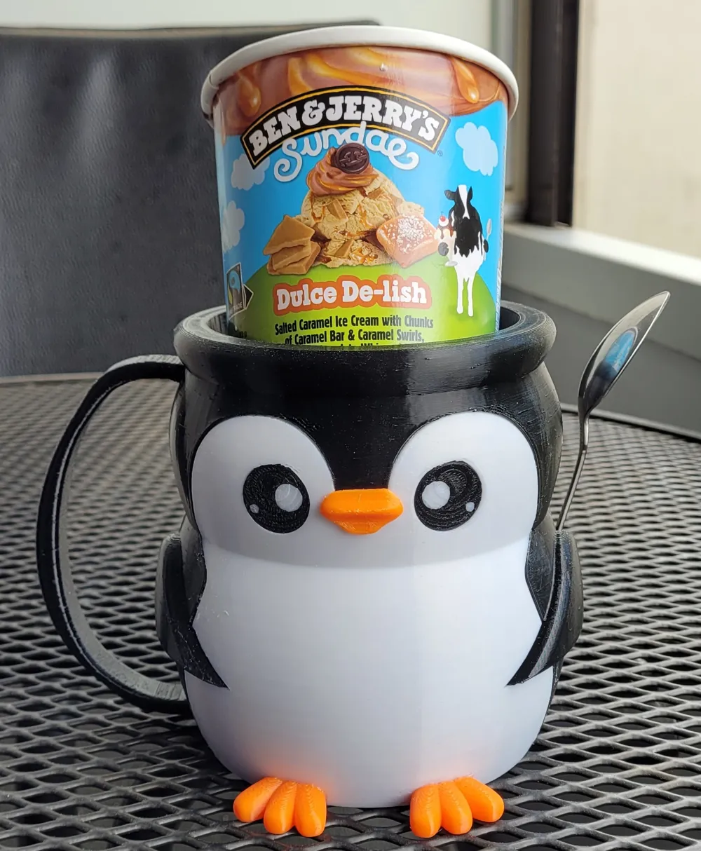 Ben & Jerry's Holder - Free 3D Print Model - MakerWorld