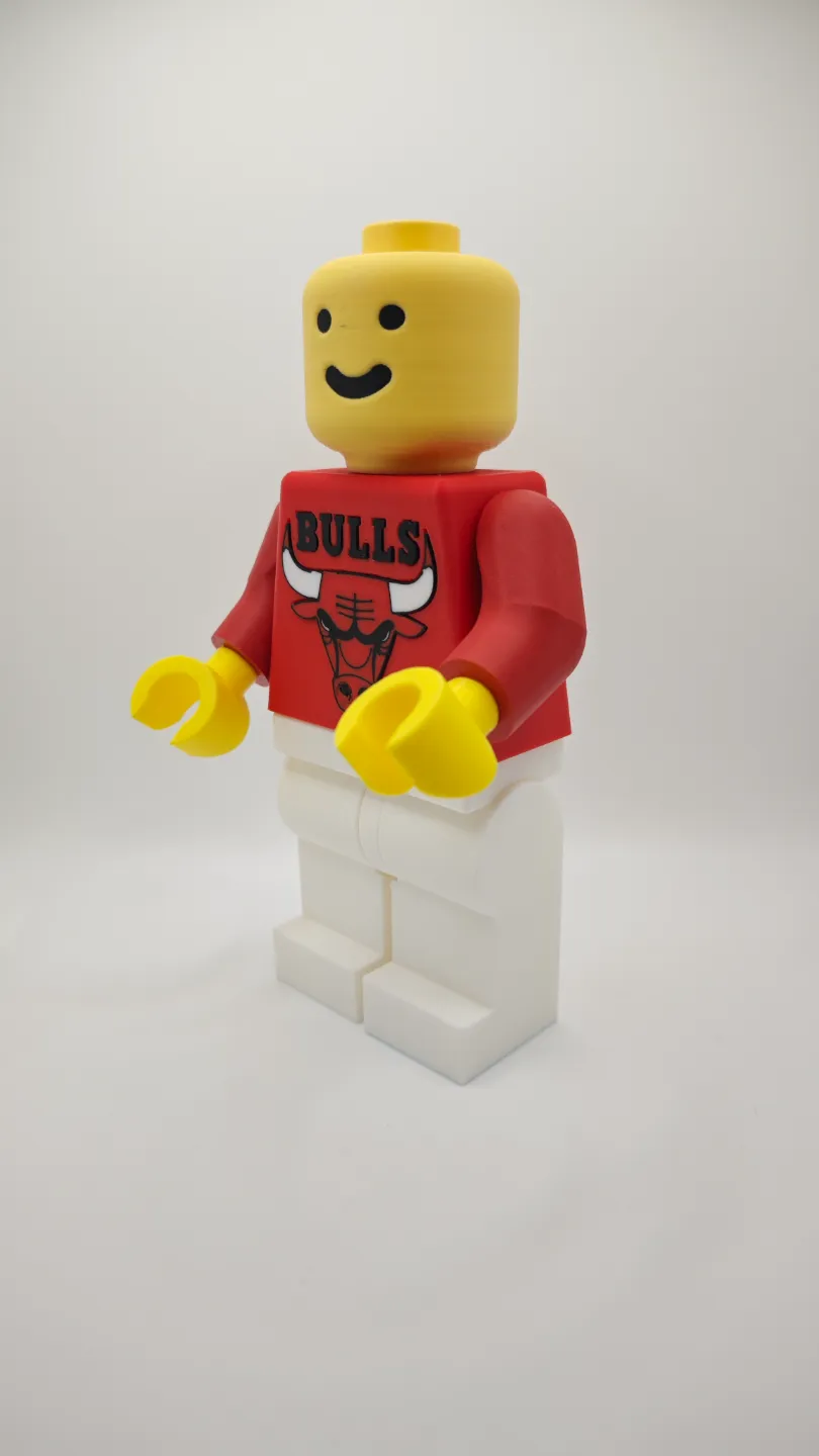 NBA Brick Man - Chicago Bulls (500%) - Free 3D Print Model - MakerWorld
