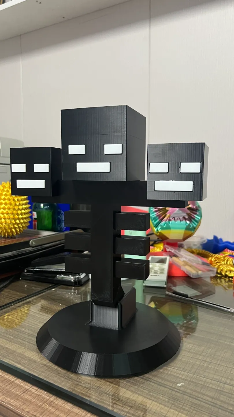 Minecraft WitherBoss Split multi-color NO AMS by zing - MakerWorld