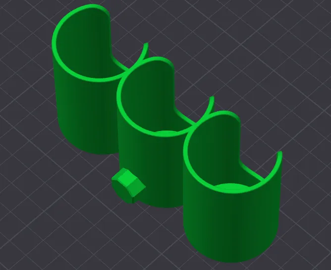 Tri-2oz Starbond CA Glue holder for Multiboard - Free 3D Print Model ...