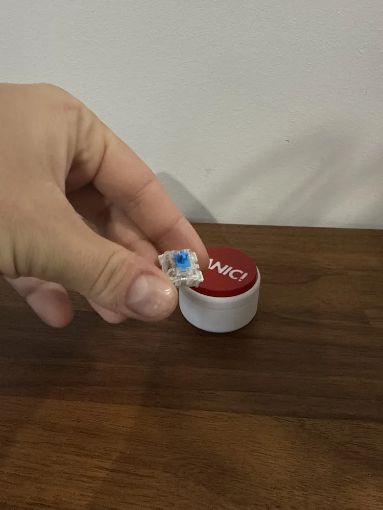 Fidget Clicker Button |Custom Text & Color Options - Free 3D Print ...